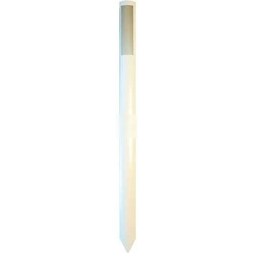 Pexco FG500 66" Delineator Post, Ground Mount, White