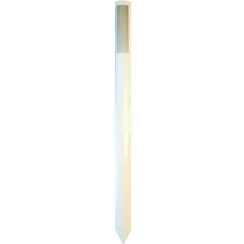 Pexco FG500 66" Delineator Post, Ground Mount, White