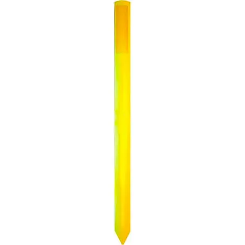Pexco FG500 66" Delineator Post, Ground Mount, Yellow