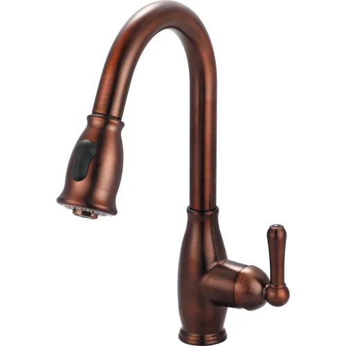 Olympia Accent K-5040-ORB Single Lever Pull-Down Kitchen Faucet Oil Rubbed Bronze