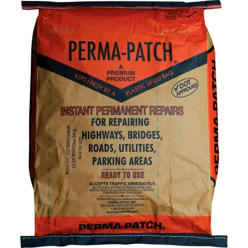 Perma-Patch® All Season Asphalt Repair Material, 60 lb Bag - Pkg Qty 50