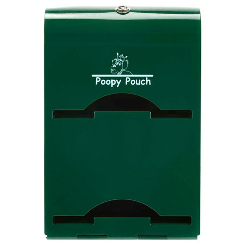 Poopy Pouch Steel Pet Waste Bag Dispenser for Tie-Handle Bags, Imperial