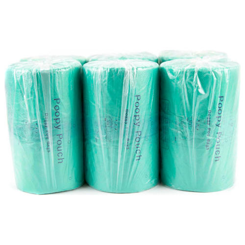 Poopy Pouch Pet Waste Bags, Lemon Scented w/ Tie-Handle, 6 Rolls of 400 ...