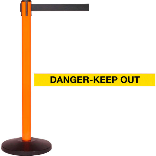 SafetyMaster 450 Retractable Belt Barrier 40 Orange Post 11 Yellow safetymaster-450-retractable-belt-barrier-40-orange-post-11-yellow