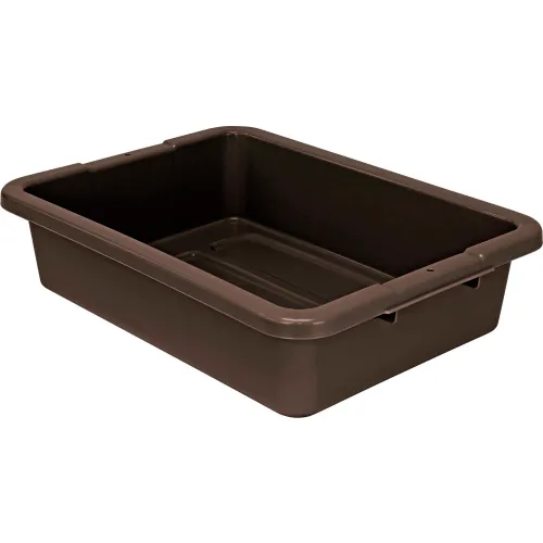 Quantum Airport Style Bussing Tub, 20"L x 15"W x 5"H Ribbed Bottom Bus ...