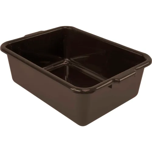Quantum Bussing Tub, 21"L x 15"W x 7"H Flat Bottom Bus Box ...