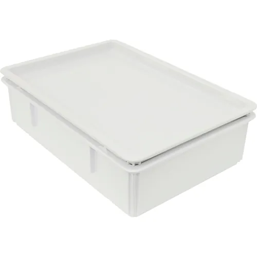 Quantum® All Purpose Utility Tub, Stackable, 26"L x 18"W x 6"H, White ...