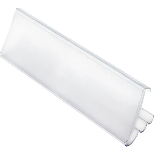 Quantum® 30°, 60° or 90° Angled Label Holder, 5"L, Clear