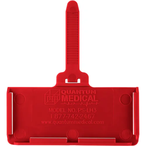 Quantum® Hanging Label Tag, Fits 1-3/8" x 3" Adhesive Label, Red, Pack ...