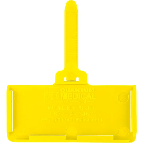 Quantum® Hanging Label Tag, Fits 1-3/8" x 3" Adhesive Label, Yellow ...