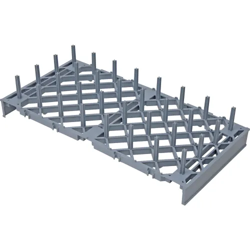 Millenia™ Pronged Drying Rack Section, 12"W X 24"D, 1-1/2" Spacing ...