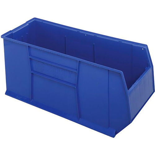 Quantum Plastic Rack Bin, 16-1/2"W x 41-7/8"D x 17-1/2"H, Blue