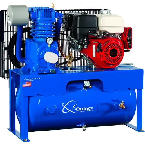 Quincy QP Two-Stage Pressure Lubricated Air Compressor, 175 PSI, 14 HP ...