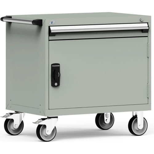 Rousseau Metal 1 Drawer Heavy-Duty Mobile Modular Drawer Cabinet - 36 ...
