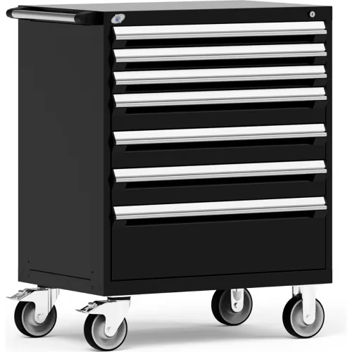 Rousseau Metal® R5BEE-3803KD-091 Heavy Duty Modular Mobile Cabinet, 7 ...