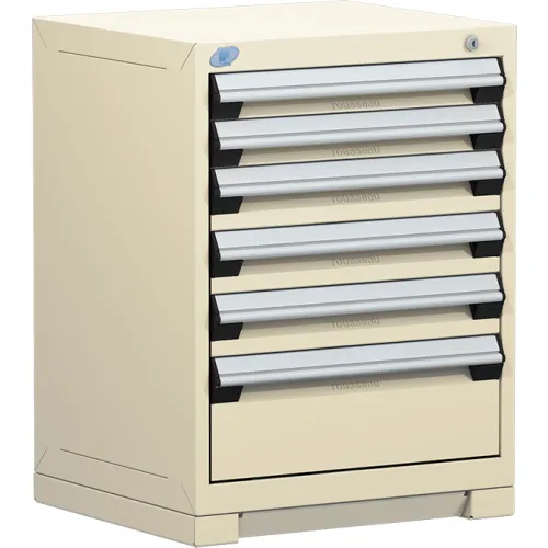 Rousseau Metal Heavy Duty Modular Drawer Cabinet 6 Drawer Bench High 24 ...