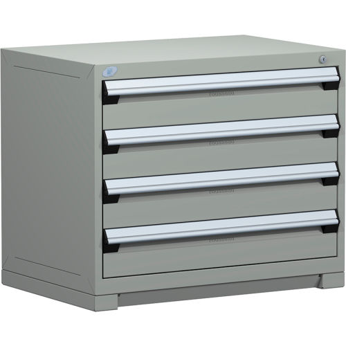 Rousseau Metal Heavy Duty Modular Drawer Cabinet 4 Drawer Bench High 36 ...