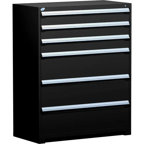 Rousseau Metal Heavy Duty Modular Drawer Cabinet 6 Drawer Full Height ...