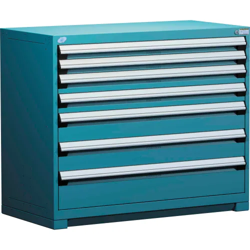 Rousseau Modular Storage Drawer Cabinet 48x24x40, 7 Drawers (4 Sizes) w ...