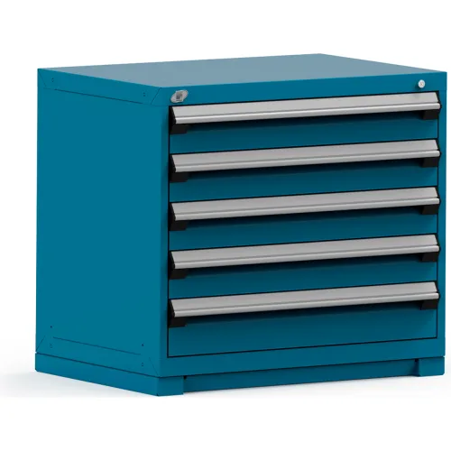 Rousseau Modular Storage Drawer Cabinet 36x24x32, 5 Drawers (2 Sizes) w ...