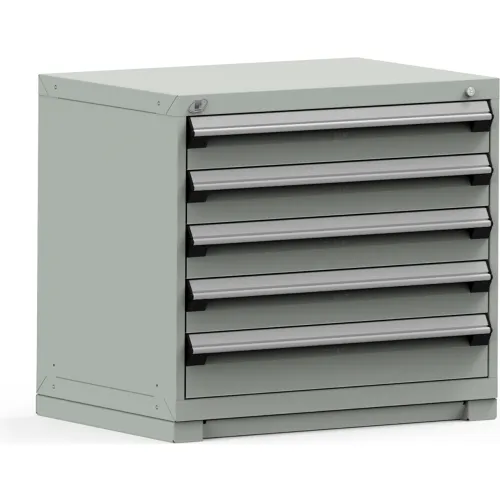 Rousseau Modular Storage Drawer Cabinet 36x24x32, 5 Drawers (2 Sizes) w ...