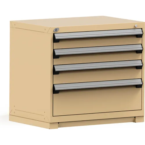 Rousseau Modular Storage Drawer Cabinet 36x24x32, 4 Drawers (3 Sizes) w ...