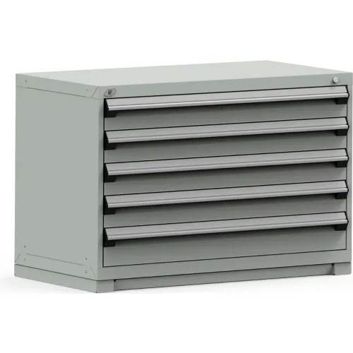 Rousseau Modular Storage Drawer Cabinet 48x24x32, 5 Drawers (2 Sizes) w ...