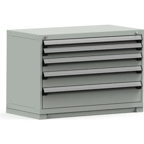 Rousseau Modular Storage Drawer Cabinet 48x24x32, 5 Drawers (5 Sizes) w ...