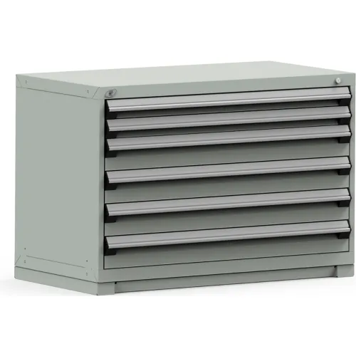 Rousseau Modular Storage Drawer Cabinet 48x24x32, 6 Drawers (2 Sizes) w ...