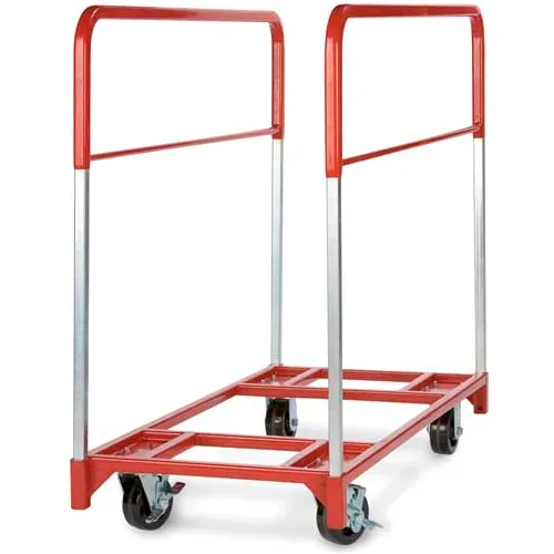 Narrow Round Table Mover, 5" Phenolic Casters, All Swivel