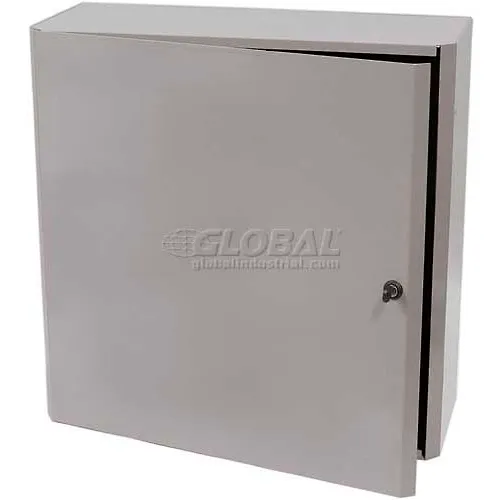 RIB® NEMA 1 Enclosure MH5504L, 25"H x 25"W x 9.5" D, W/SP5504L Subpanel ...