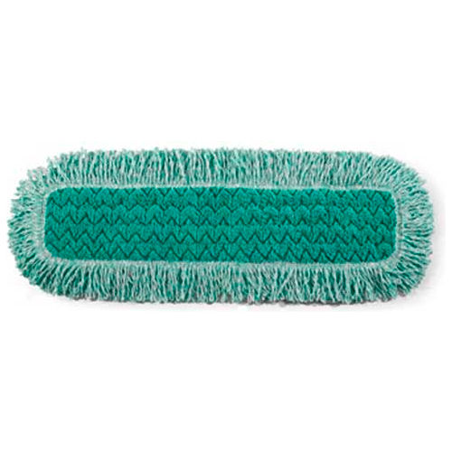 Rubbermaid® HYGEN™ 24" Microfiber Dust Pad, Fringe, Green