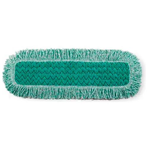 Rubbermaid® HYGEN™ 24" Microfiber Dust Pad, Fringe, Green