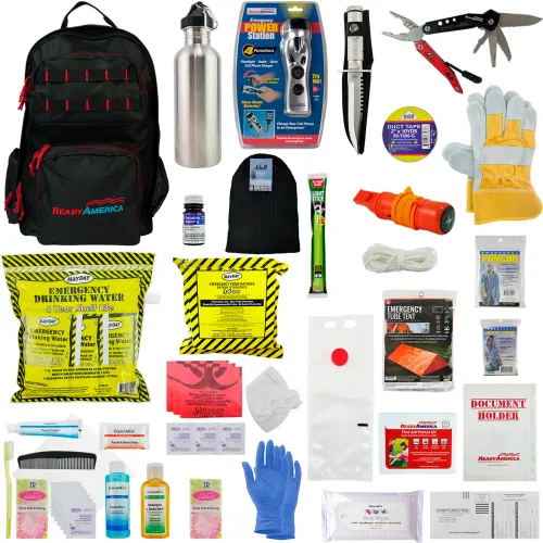 Ready America® 3 Day Elite Emergency Survival Kit, 1 Person Backpack ...