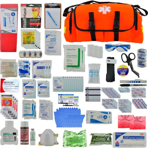 Ready America® 3 Day Deluxe Trauma Emergency Kit, 4 Person Duffle Bag ...