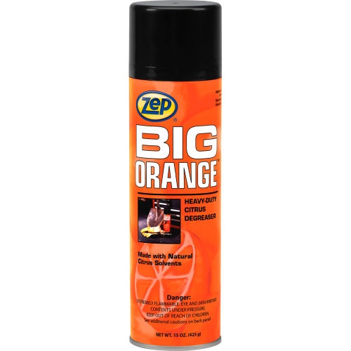 Zep Big Orange, Aerosol Citrus Solvent Degreaser, 15 oz. Aerosol Can ...