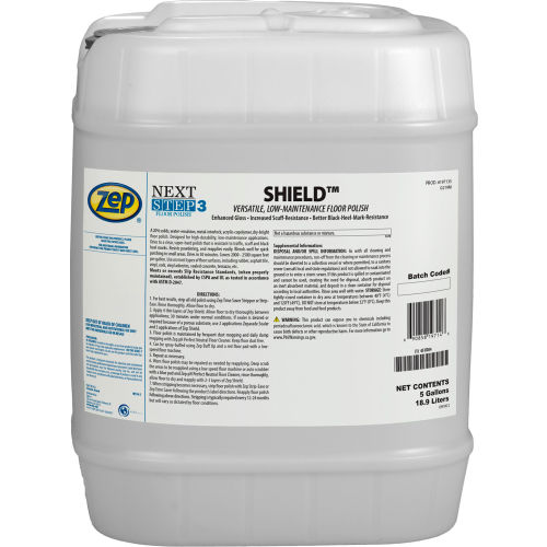Zep Shield™ Versatile & Low-Maintenance Floor Polish, 5 Gallon Pail