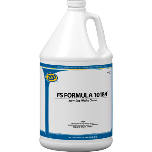 Zep FS Formula 10184™ Heavy-Duty Alkaline Cleaner, Gallon Bottle, 4 Bottles