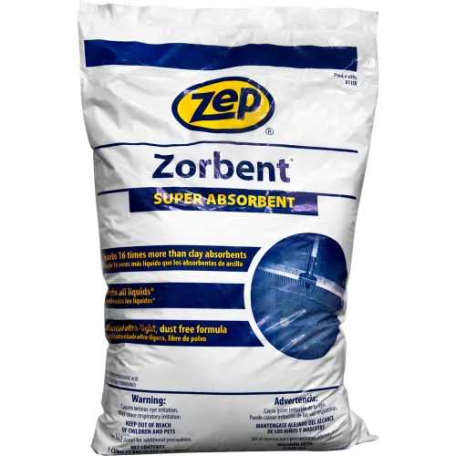 Zep Zorbent, 1 Cubic Ft Bag, Mild Scent