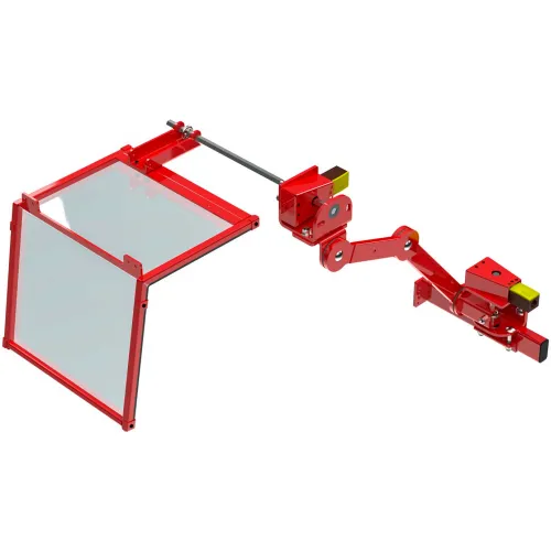 Rockford Systems Machine Shield, 2-Sided, 14" x 12" x 12", 20" Reach w ...