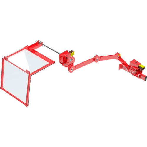 Rockford Systems Machine Shield, 2-Sided, 16" x 14" x 12", 24" Reach w ...