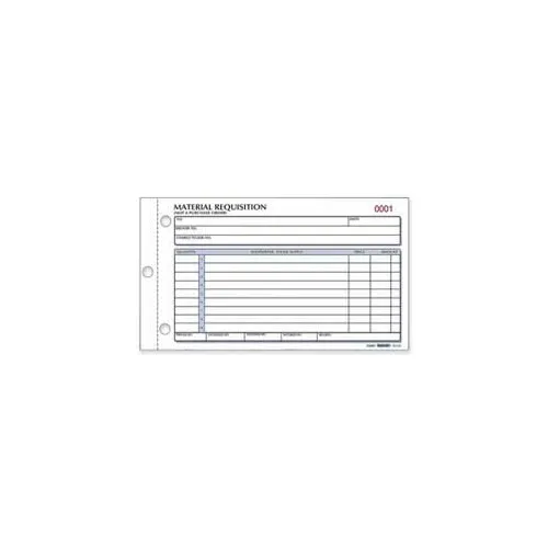 Rediform® Material Requisition Book, 2-Part, Carbonless, 4-1/4" x 7-7/8 ...