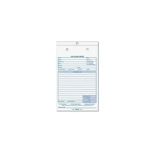 Rediform® Job Work Order Book, 2-Part, Carbonless, 5-1/2" x 8-1/2", 50 ...