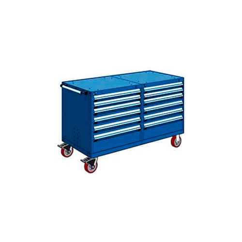 Rousseau 12 Drawer Heavy-Duty Double Mobile Modular Drawer Cabinet - 48 ...
