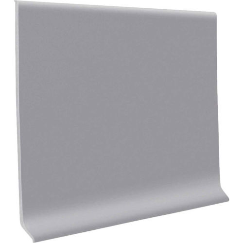 Thermoplastic Rubber Wall Base 4" x 48" Slate