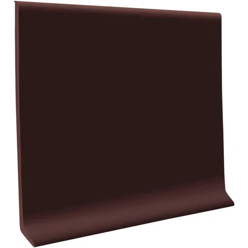 Thermoplastic Rubber Wall Base 6" x 48" Brown