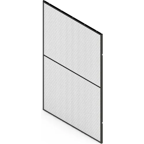 Wirecrafters - RackBack® Wire Mesh Pallet Rack Enclosure - Hinged Door ...