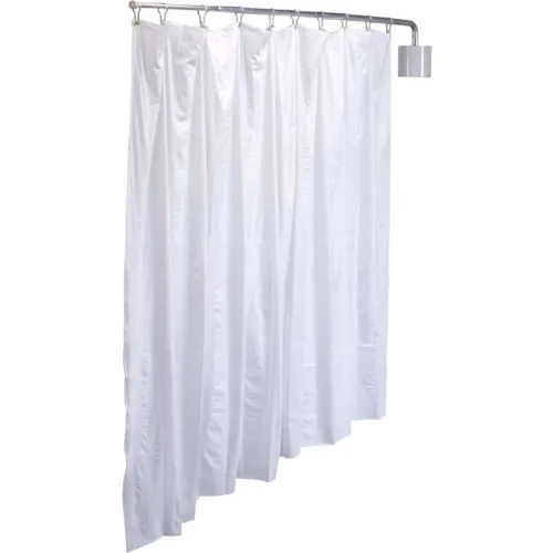 R&B Wire Products Telescoping Wall Mounted Privacy Curtain, 90"W x 72"H ...