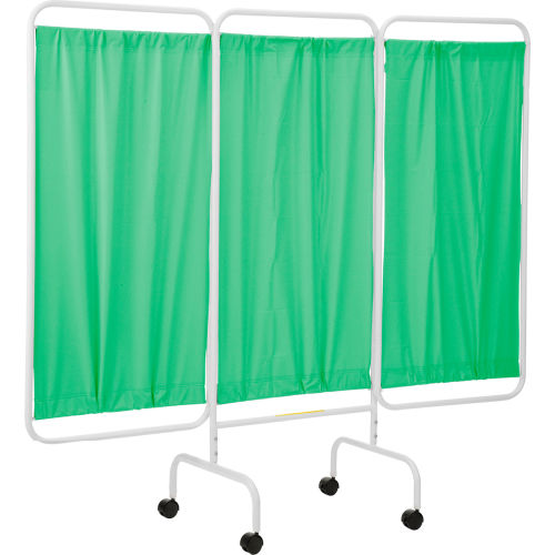 R&B Wire Products Three Panel Mobile Medical Privacy Screen, 81"W x 69 ...