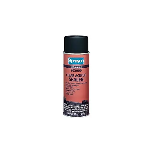 Krylon S02000 El2000 Clear Electrical Lacquer Sealer 11 Oz. - Pkg Qty 12